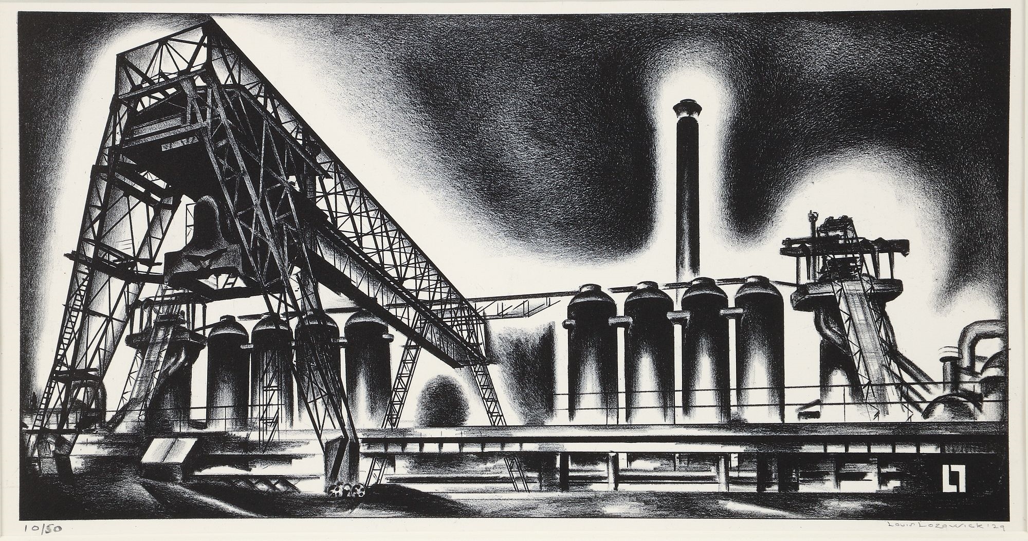 Louis Lozowick | Subway Station | MutualArt