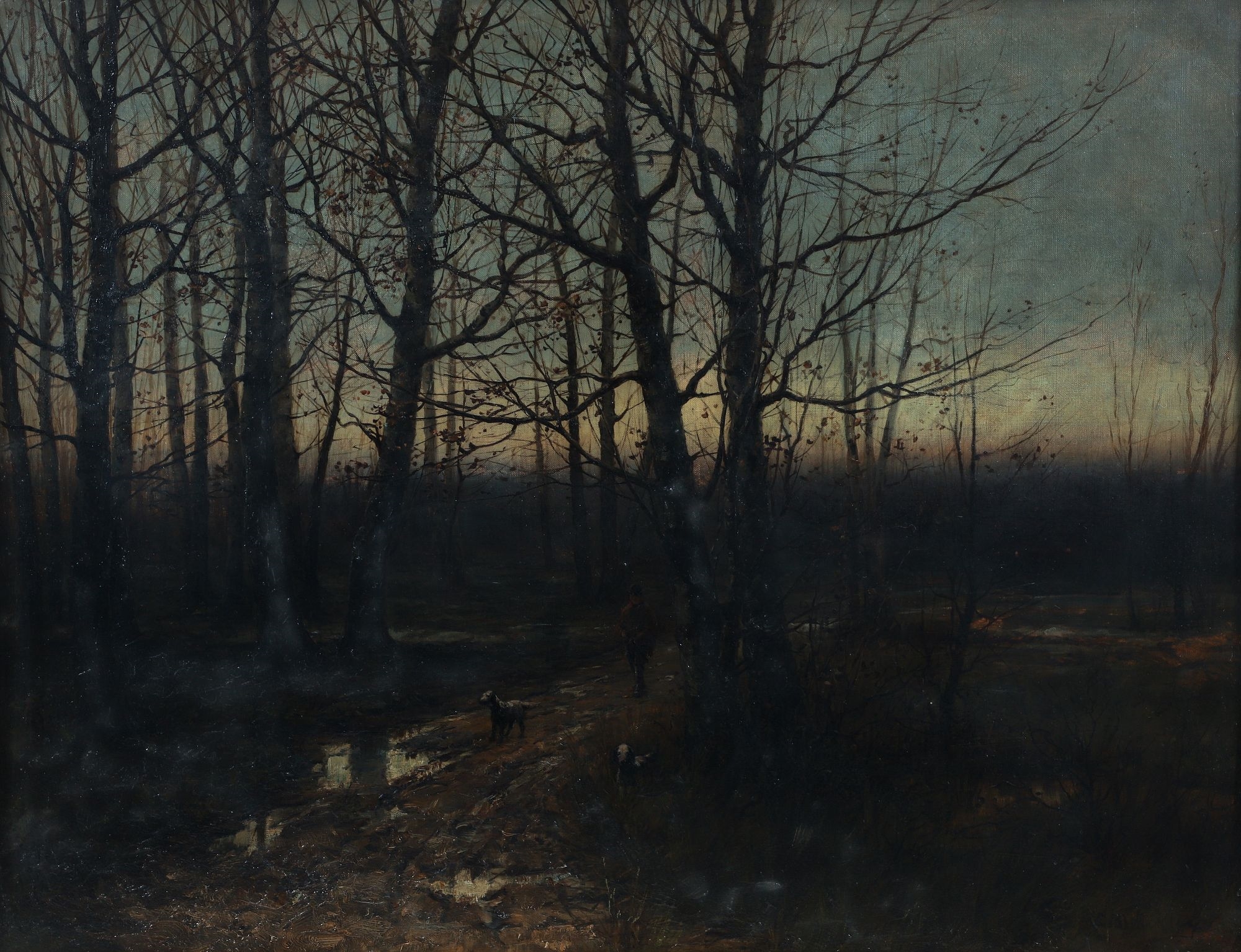 David Walkley | David Birdsey Walkley The Hunter Oil on Canvas | MutualArt