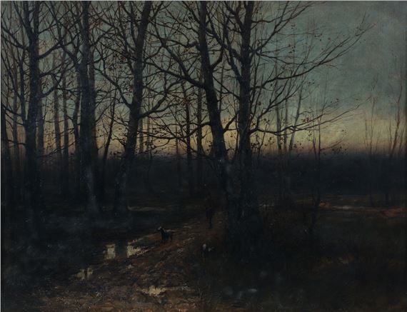 David Walkley | David Birdsey Walkley The Hunter Oil on Canvas | MutualArt