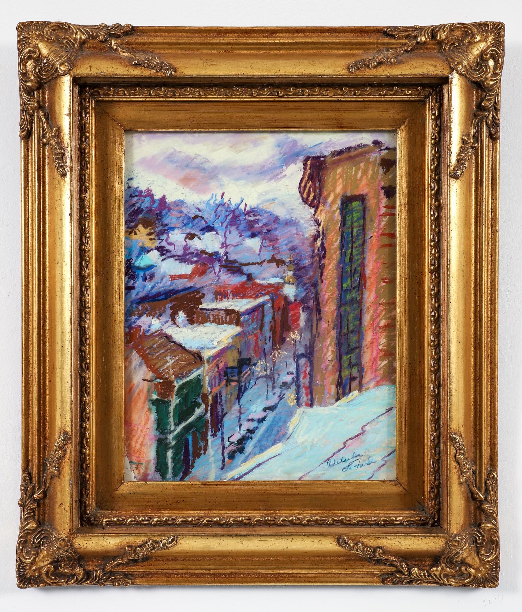 Adelaide La Fond | Adelaide LaFond pastel Southside Pittsburgh | MutualArt