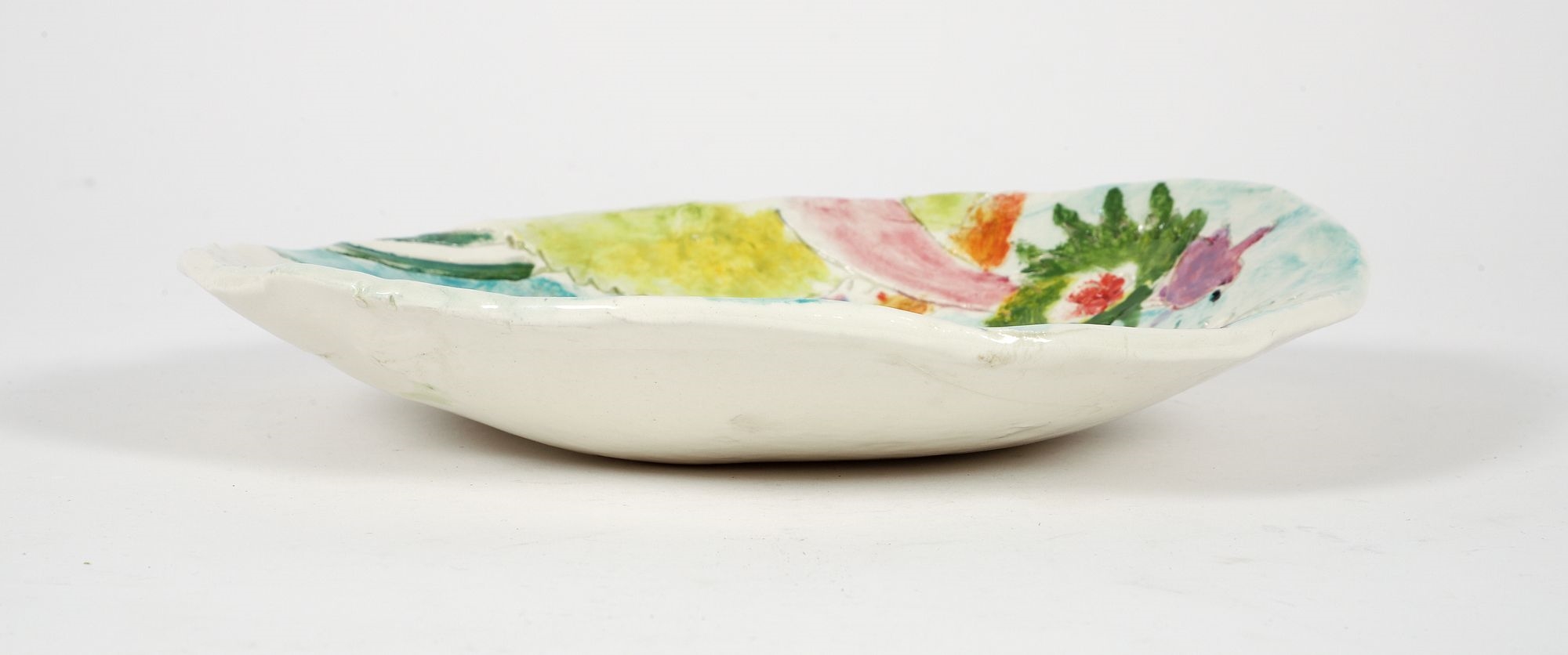 Ann Roberts Morley | 4 Ann Frantic Glazed Ceramic Figural Plates ...
