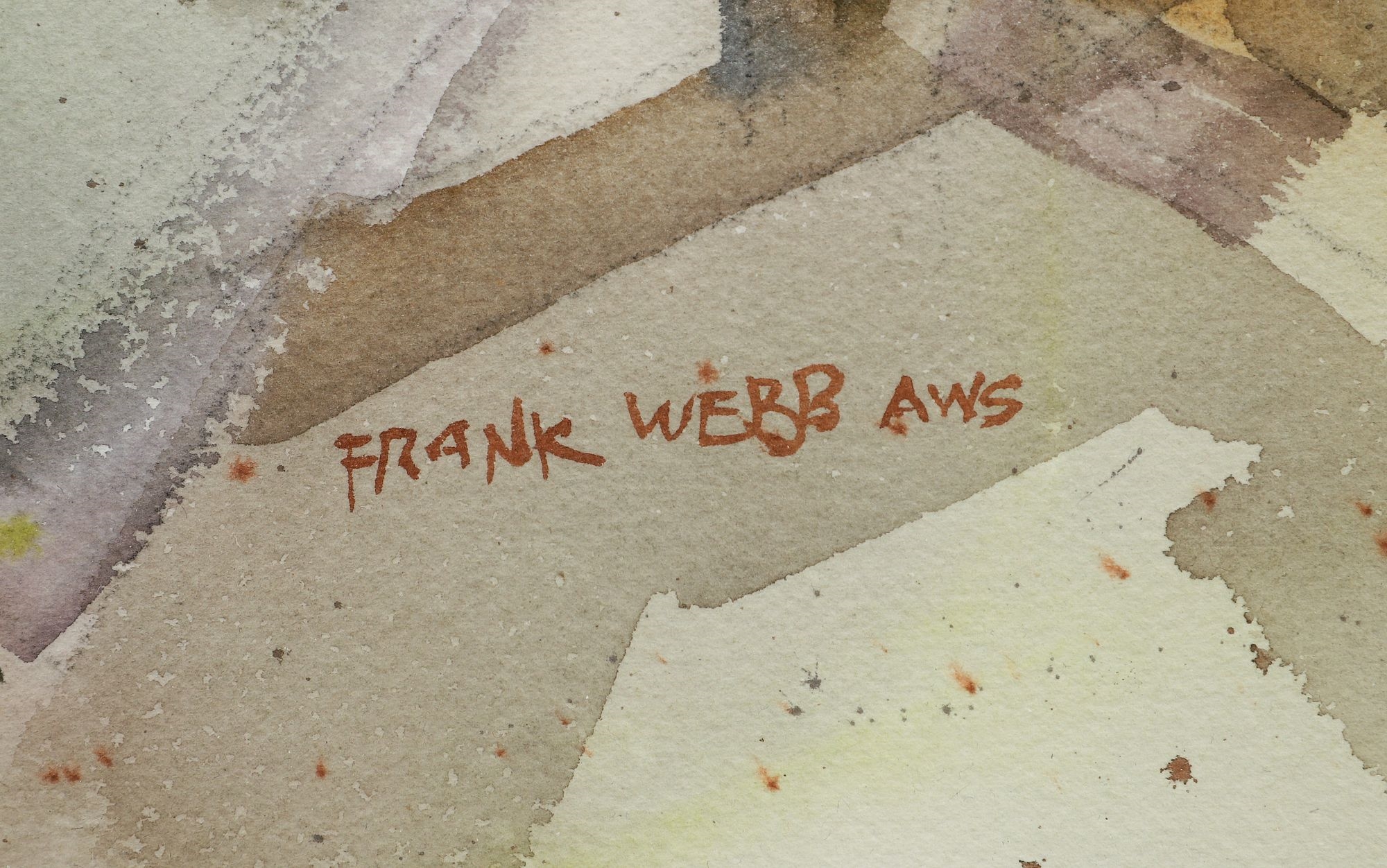 Frank Webb | Frank Webb watercolor Lobster Shacks, New England | MutualArt