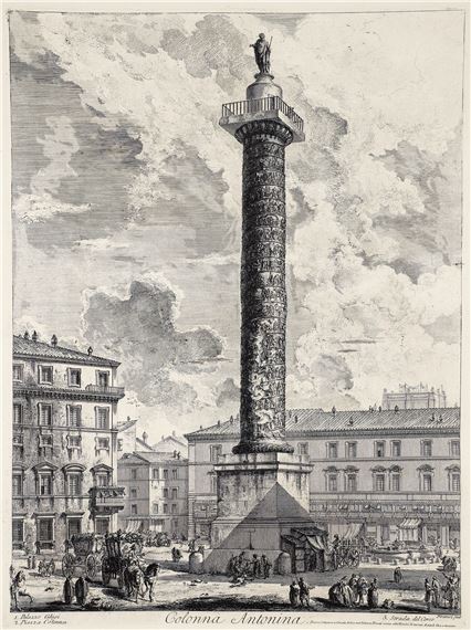 Giovanni Battista Piranesi | Piranesi Etching Column of Marcus Aurelius ...