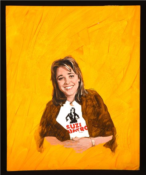 Arnaldo Putzu | Signed Original artwork of Suzi Quatro for Look-In ...