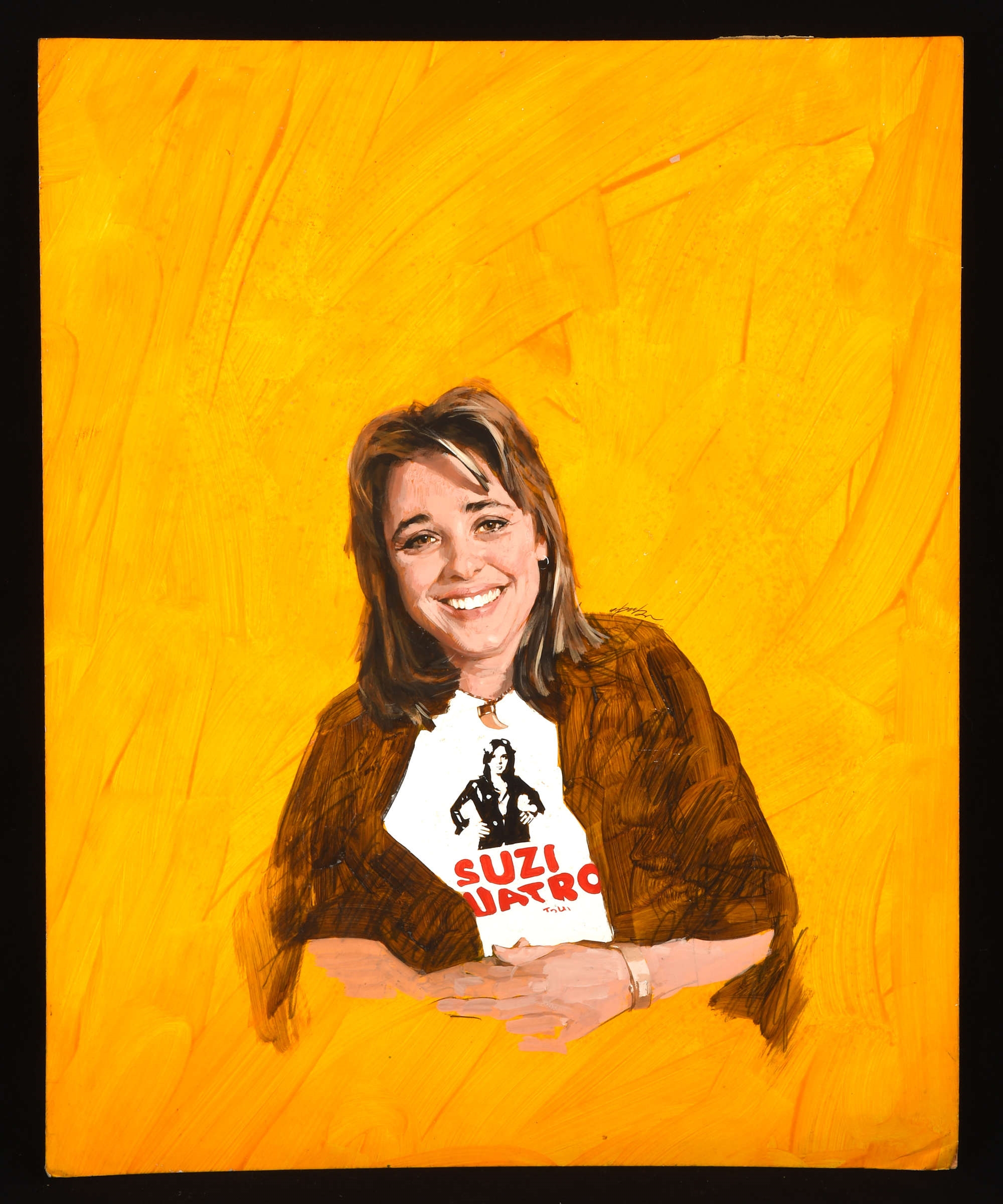 Arnaldo Putzu | Signed Original artwork of Suzi Quatro for Look-In ...