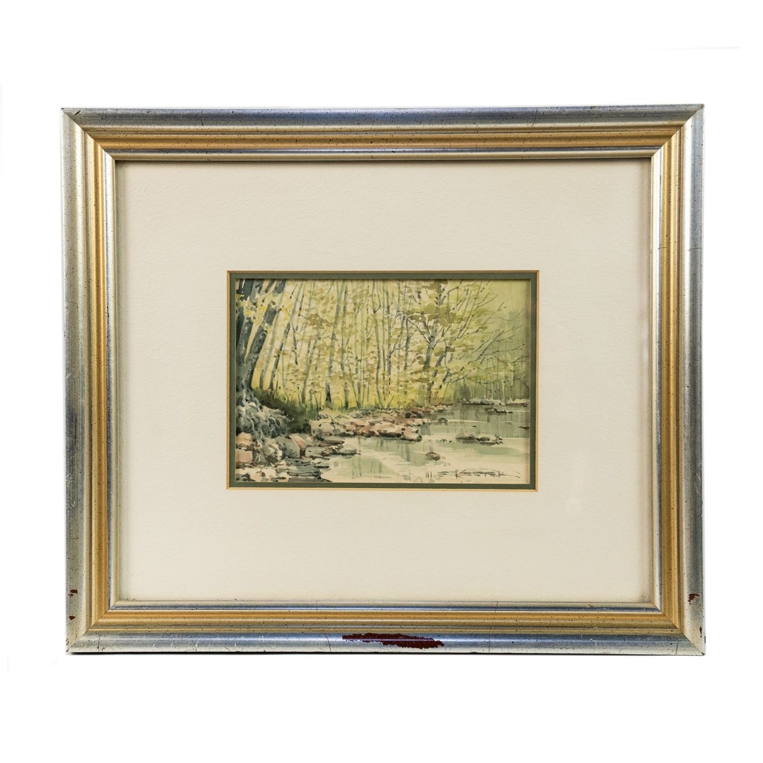 Mel Kester | Mel Kester Landscape Watercolor on Board Painting | MutualArt