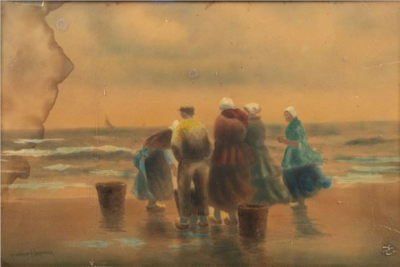 Melbourne Havelock Hardwick | Melbourne Hardwick Watercolor on Paper ...