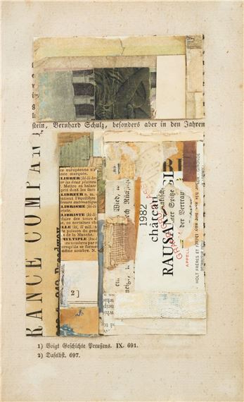 Michael Pauker | Michael Pauker Mixed Media Dadaism Collage | MutualArt