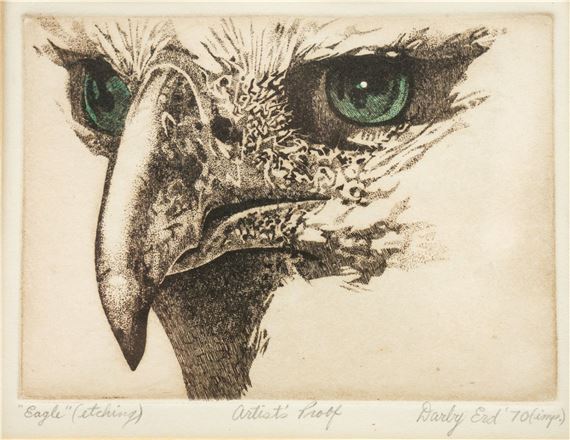 Darby Erd | Darby Erd Eagle Artist Proof Etching | MutualArt