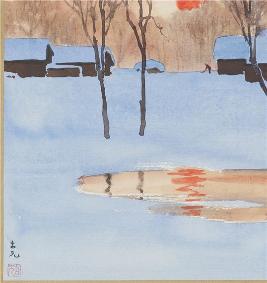 Gu Yuan | TWILIGHT AFTER SNOW | MutualArt