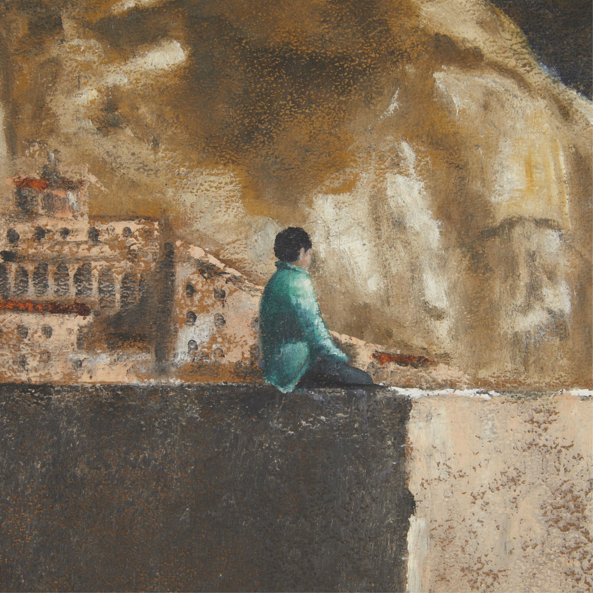 Sidney G. Rafilson | Sidney G. Rafilson Figure on Wall Painting | MutualArt