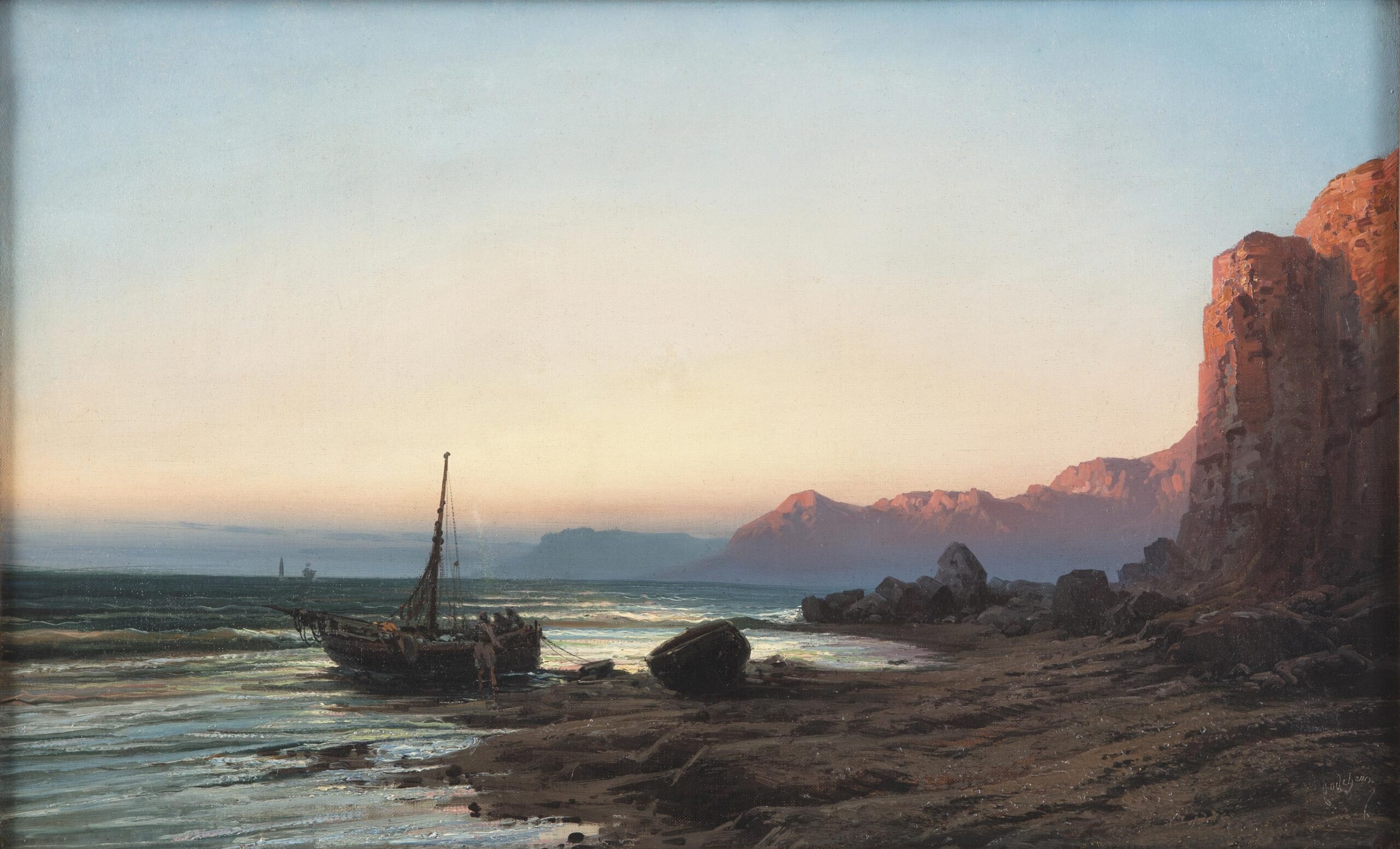 Alfred Godchaux | Pescatori alla scogliera | MutualArt