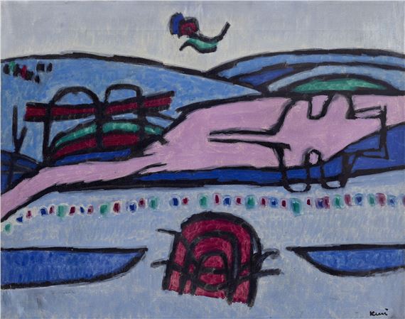 Kim Whanki | Work 8 -II -68- II (1968) | MutualArt