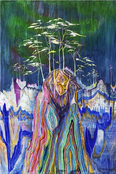 Huang Yuxing | Cherry Blossom Ravine (2019) | MutualArt