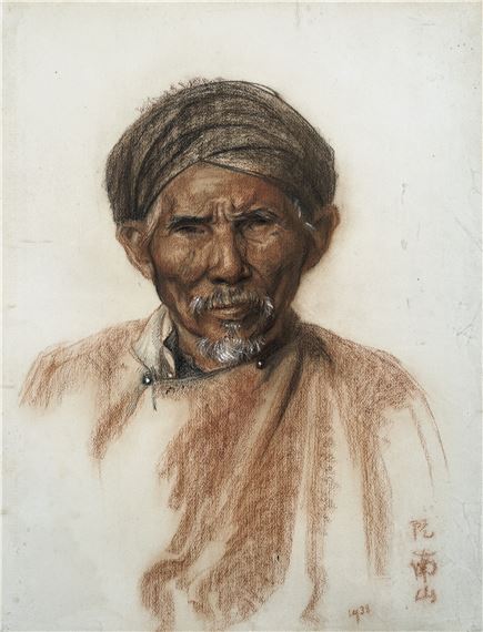 Nguyen Nam Son | Portrait d'homme (Portrait of a Man (1938) | MutualArt