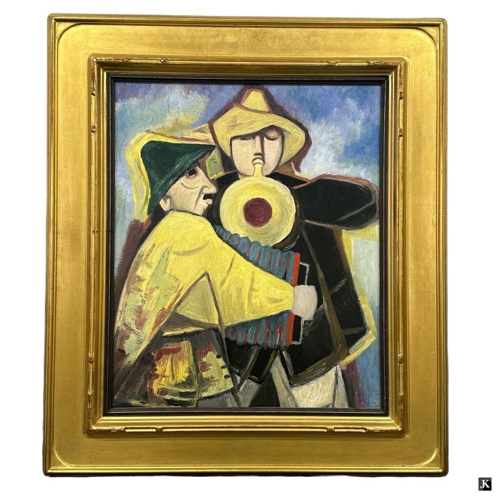Karl Hofer | Mädchen mit Kaktus (1921) | MutualArt