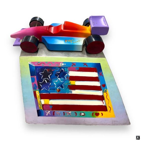 Peter Max | Peter Max (USA B1937) Large Formula 1 Painted Car (2003 ...