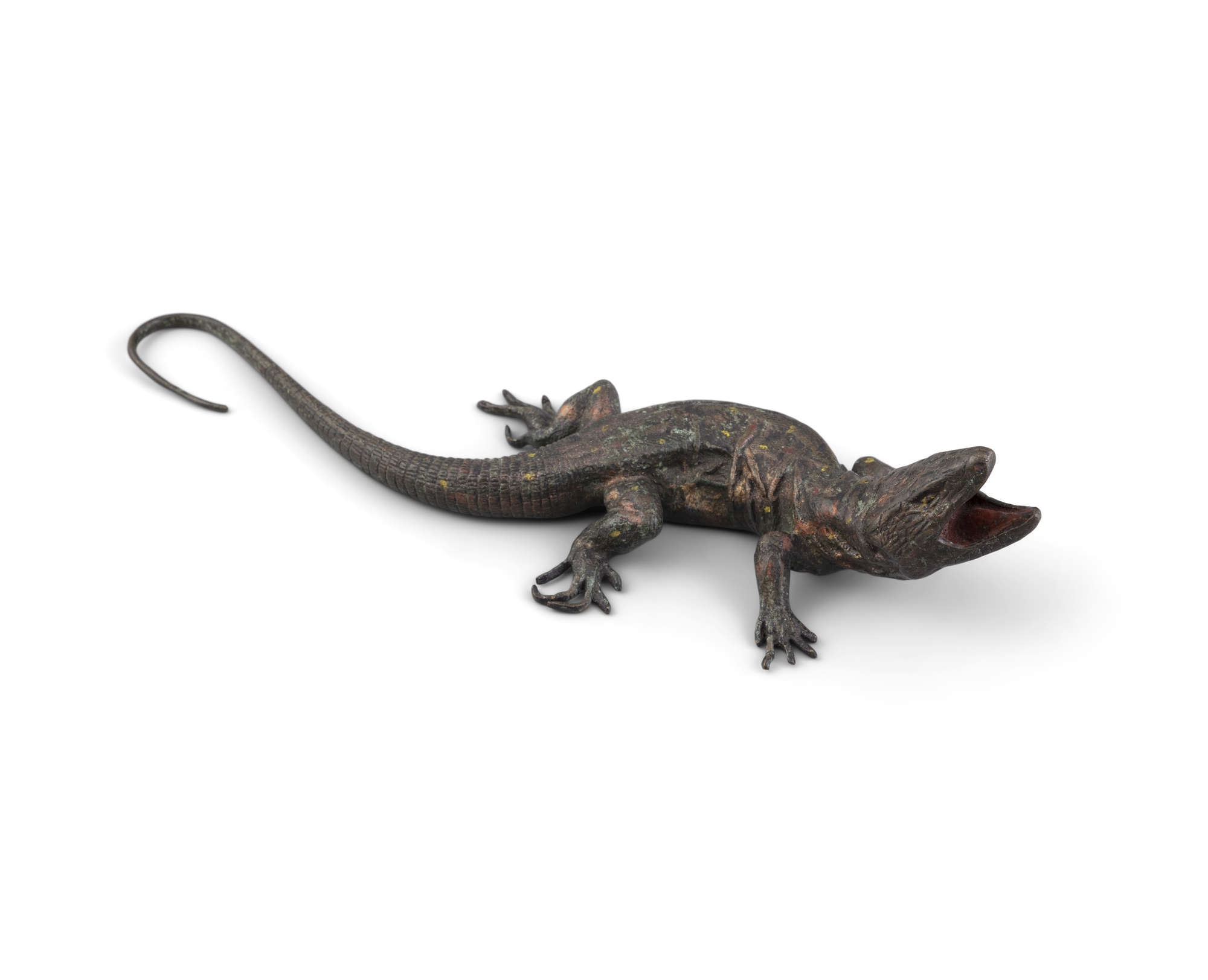 Franz Bergman‏ | A cold painted bronze lizard | MutualArt
