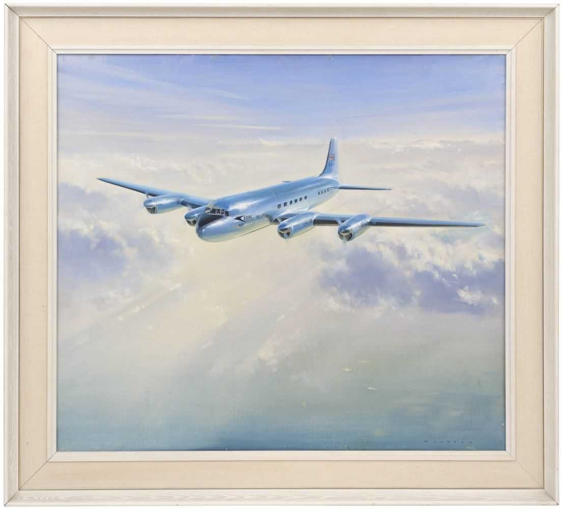 Frank Wootton | BOAC aircraft in flight | MutualArt