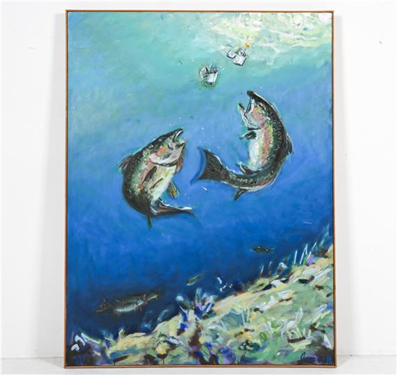 Jim Gingerich | A Zippo and Two Fish (1988) | MutualArt