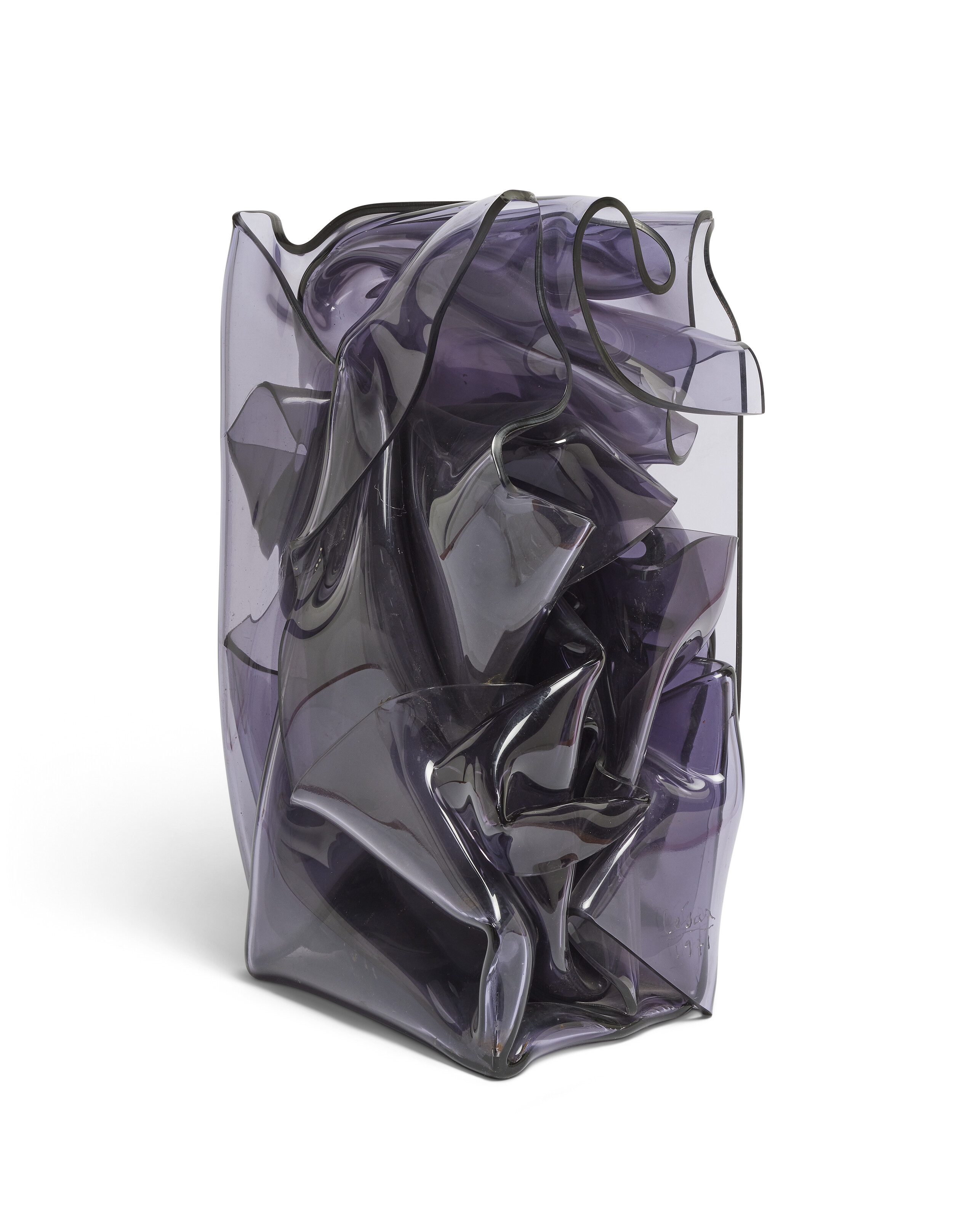 César Baldaccini | Compression plastique (1971) | MutualArt