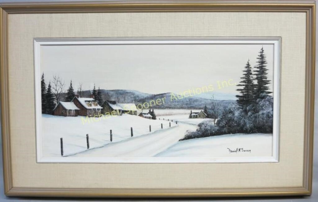 Daniel Mcsween | DANIEL MCSWEEN - OIL ON CANVAS | MutualArt