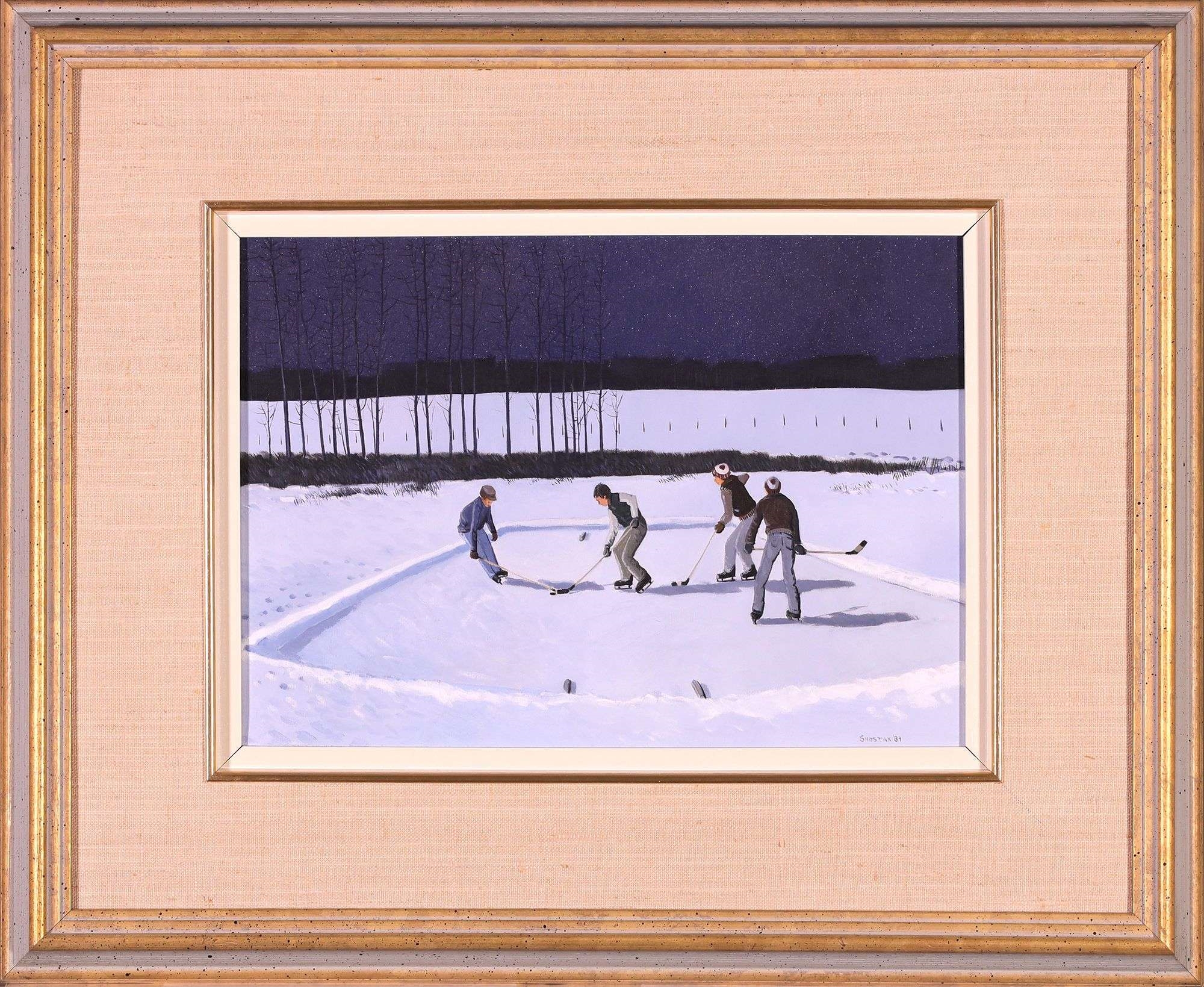 Peter Shostak | WE ALL HAVE SKATES NOW; 1984 (1984) | MutualArt