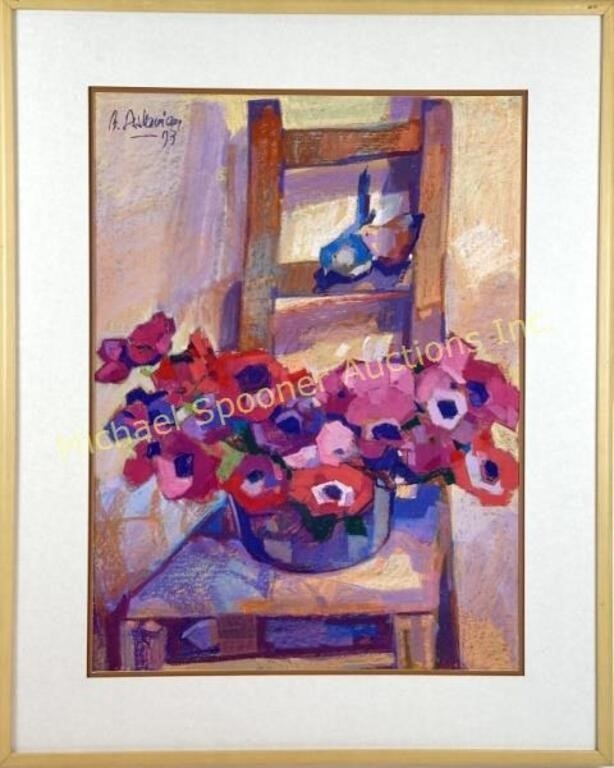 Bedros Aslanian | PIERRE BEDROS ASLANIAN - OIL ON CANVAS BOARD (1993 ...