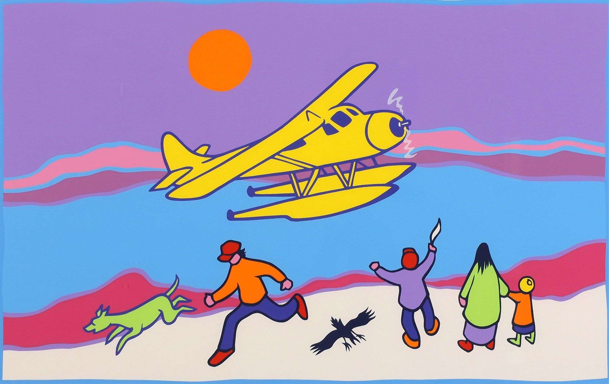 Ted Harrison | Snowfall | MutualArt