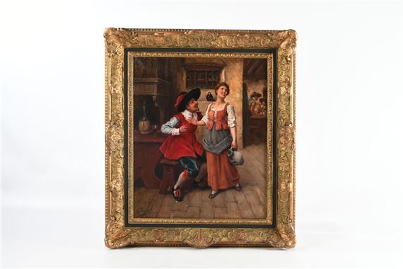 Gaston Bonfils | Scène de taverne | MutualArt