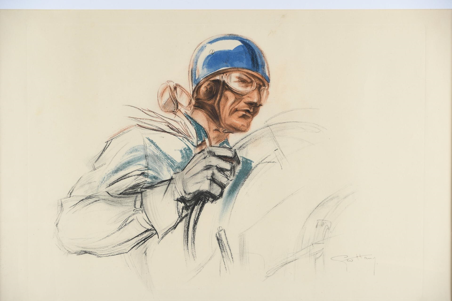 Géo‏ Ham | Pilote au casque bleu | MutualArt