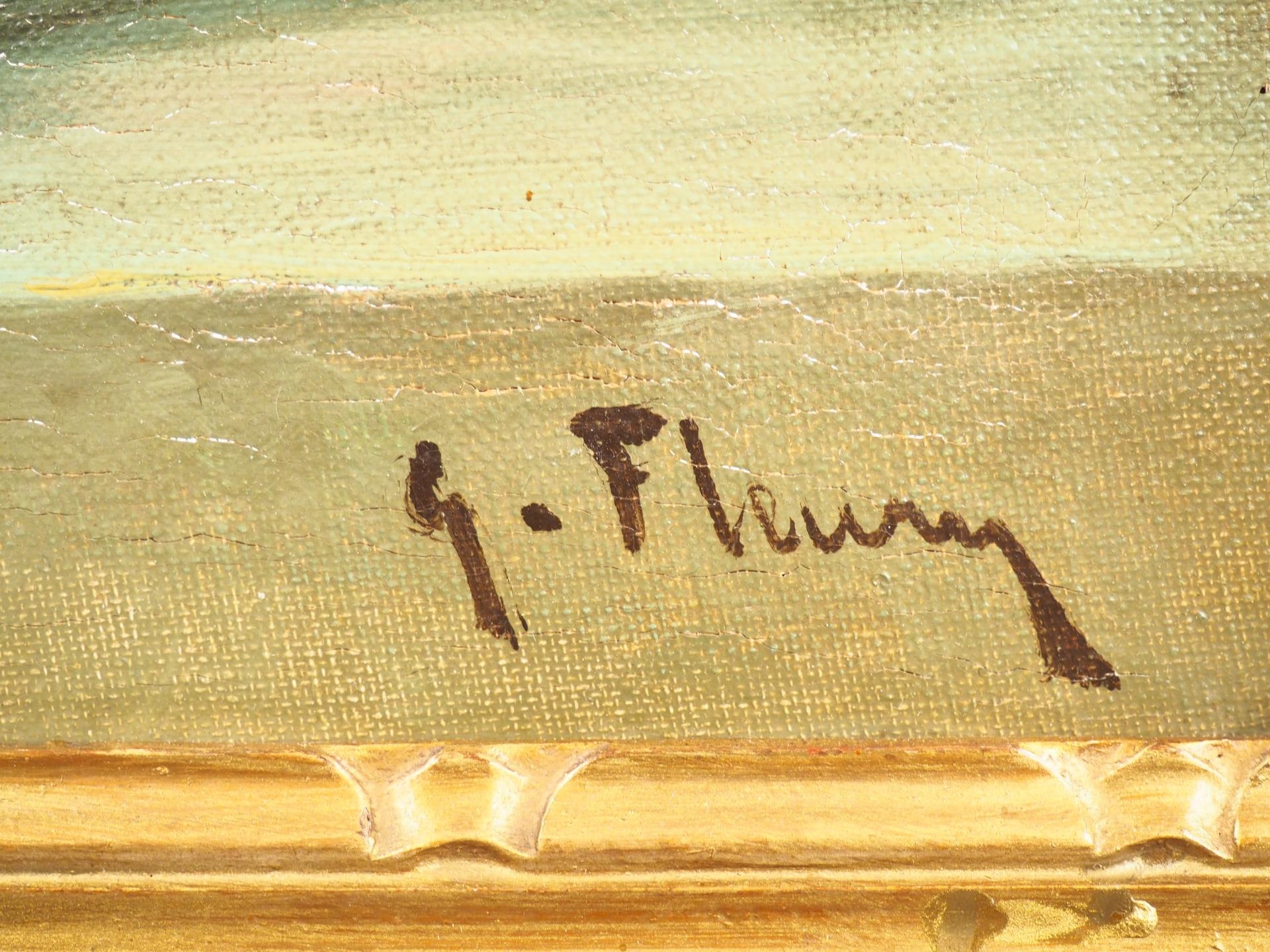 Gustave Fluery | Bouquet de fleurs dans un vase | MutualArt