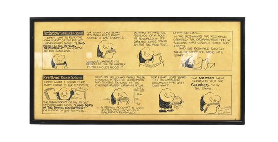 Frank Dickens | FRANK DICKENS BRISTOW INK ON PAPER CARTOON STRIP (1959 ...