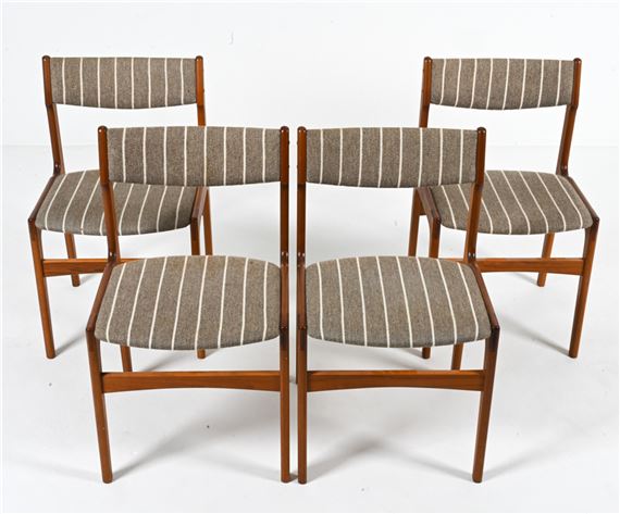 Erik Buch | 4) MANNER OF ERIK BUCH TEAK DINING CHAIRS (Circa 1960s ...