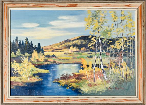 Gunnar Bergstrom | 161 Gunnar Bergström Olja på duk | MutualArt