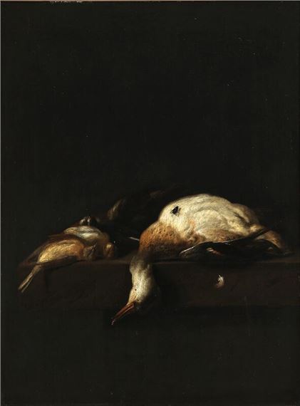 Jan Vonck | Still life with dead birds (17th Century) | MutualArt