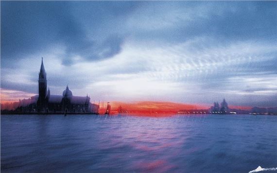 Fulvio Roiter | Bacino San Marco al tramonto, 2002 (2002) | MutualArt