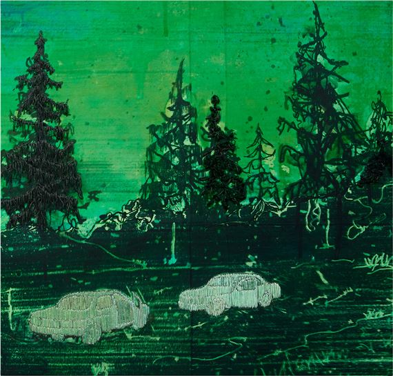 Michael Raedecker | south from tomorrow (2021 - 2022) | MutualArt