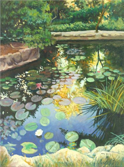 Nancy Bandy | Impressionistic Pond | MutualArt
