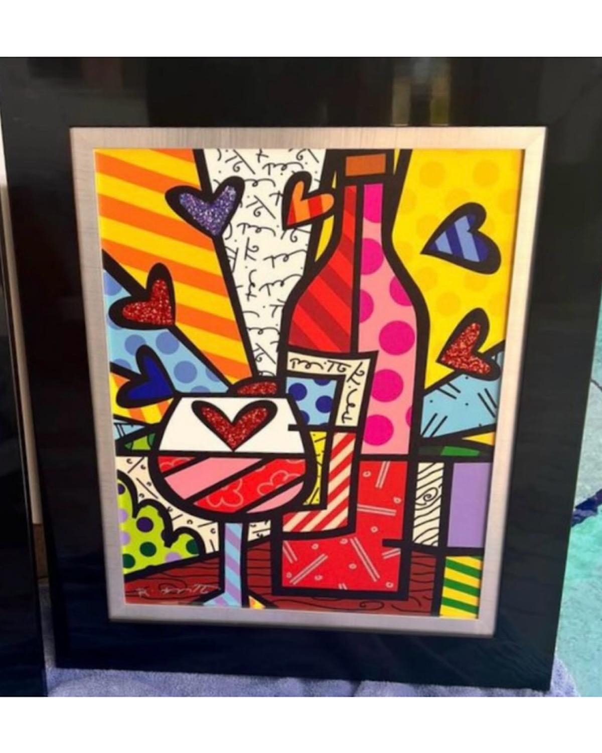 Romero Britto | Food & Wine (2019) | MutualArt
