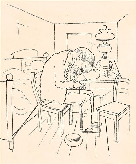 George Grosz | Schwimme wer kann, und wer zu plump ist, geh unter ...