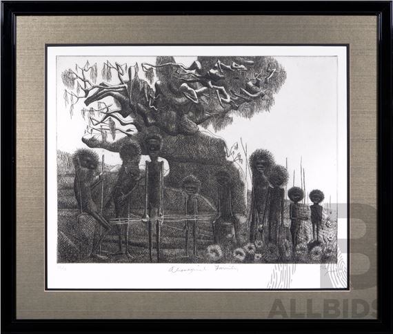 Keith Looby | Aboriginal Family 1976 (1976) | MutualArt