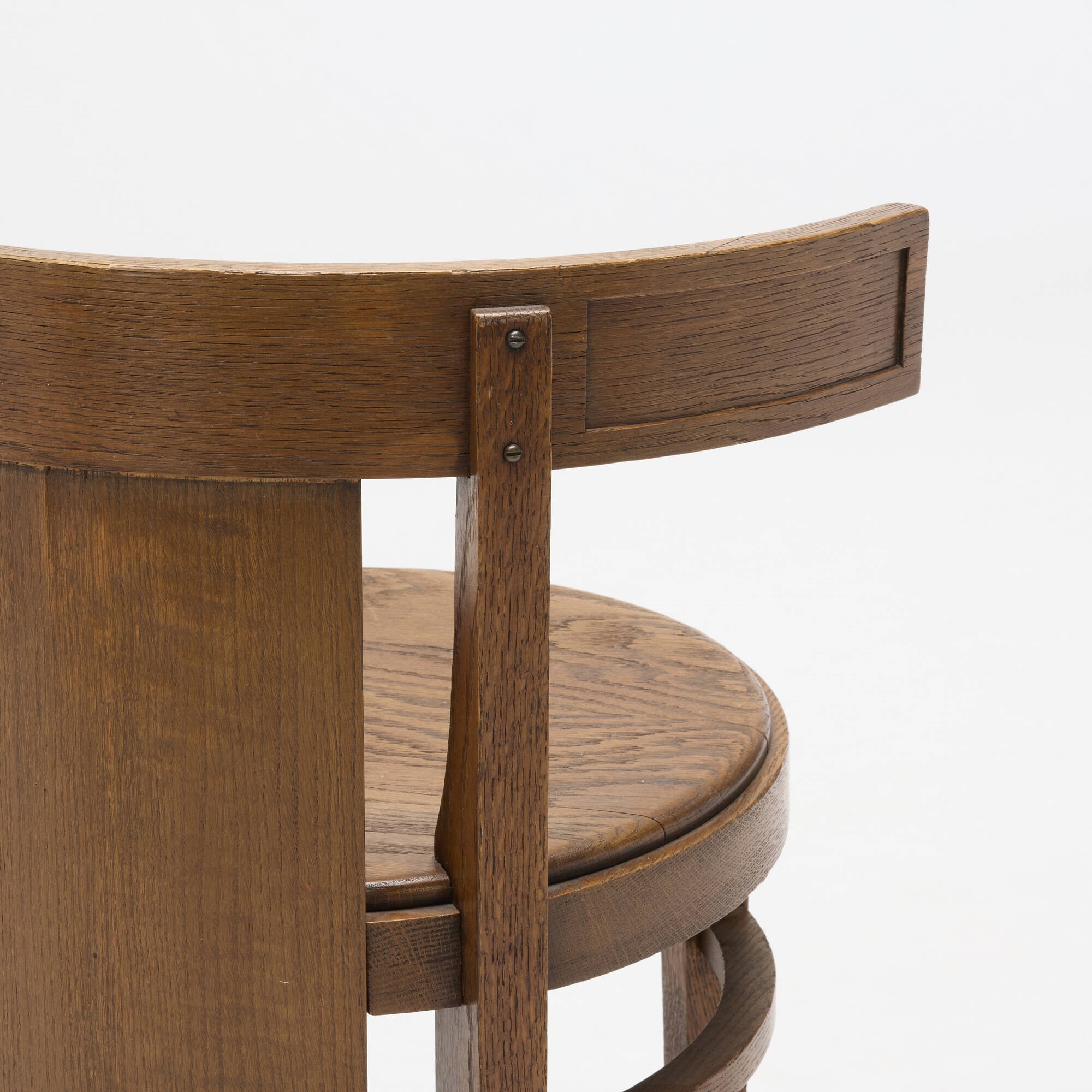 Frank Lloyd Wright | Barrel-back chair from the Frank L. Smith Bank ...