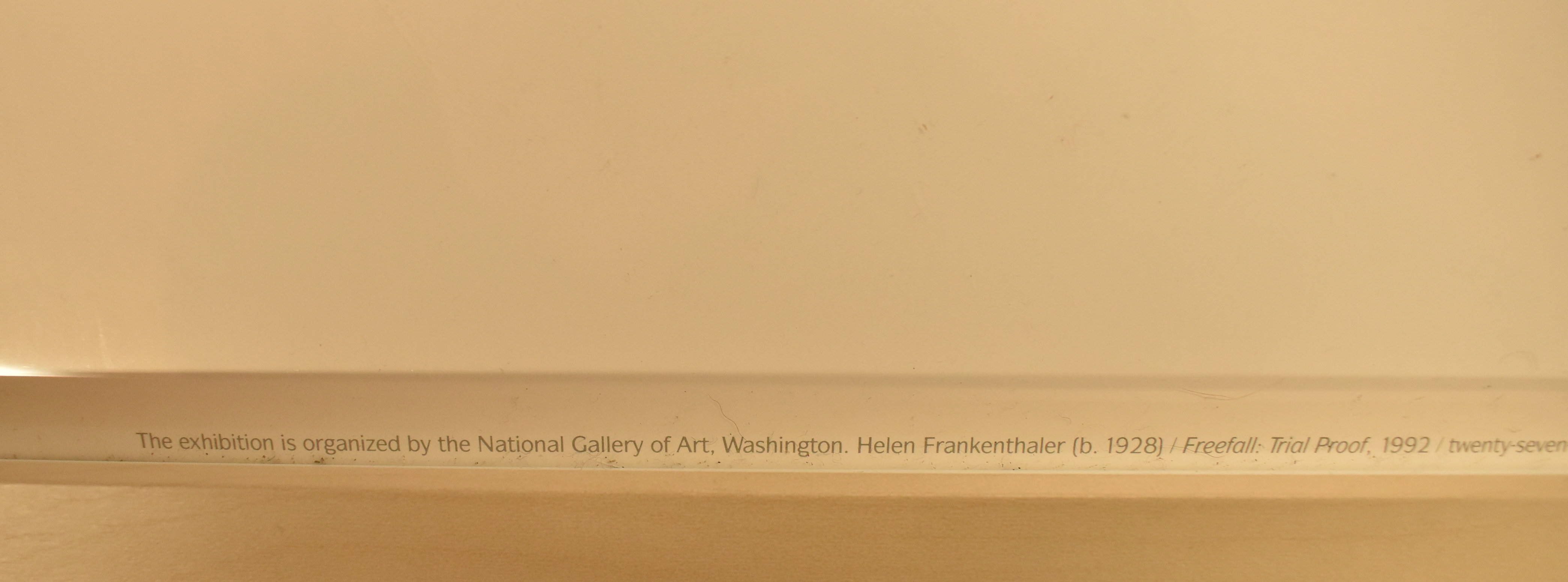 Helen Frankenthaler | FREEFALL 1992 EXHIBITIION POSTER (1993) | MutualArt