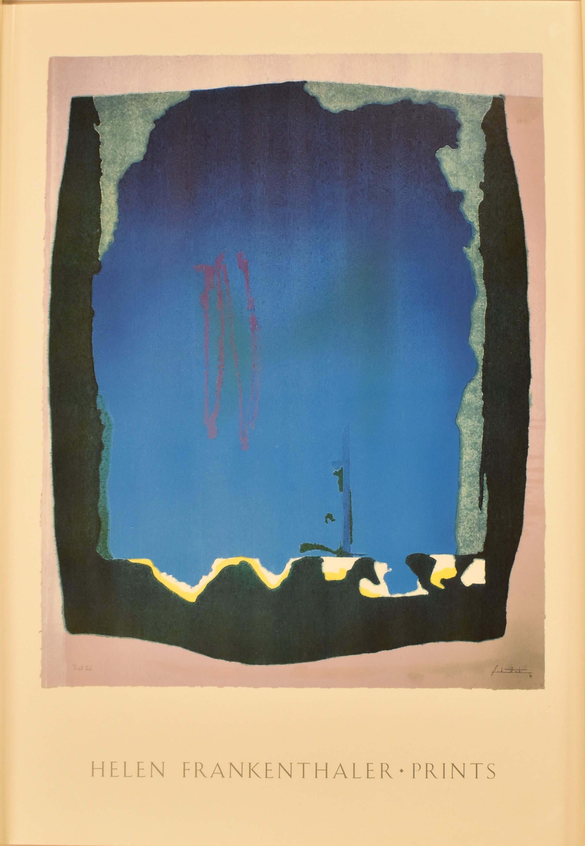 Helen Frankenthaler | FREEFALL 1992 EXHIBITIION POSTER (1993) | MutualArt
