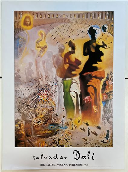 Salvador Dalí | FIVE VINTAGE SALVADOR DALI GALLERY POSTERS (1968 ...