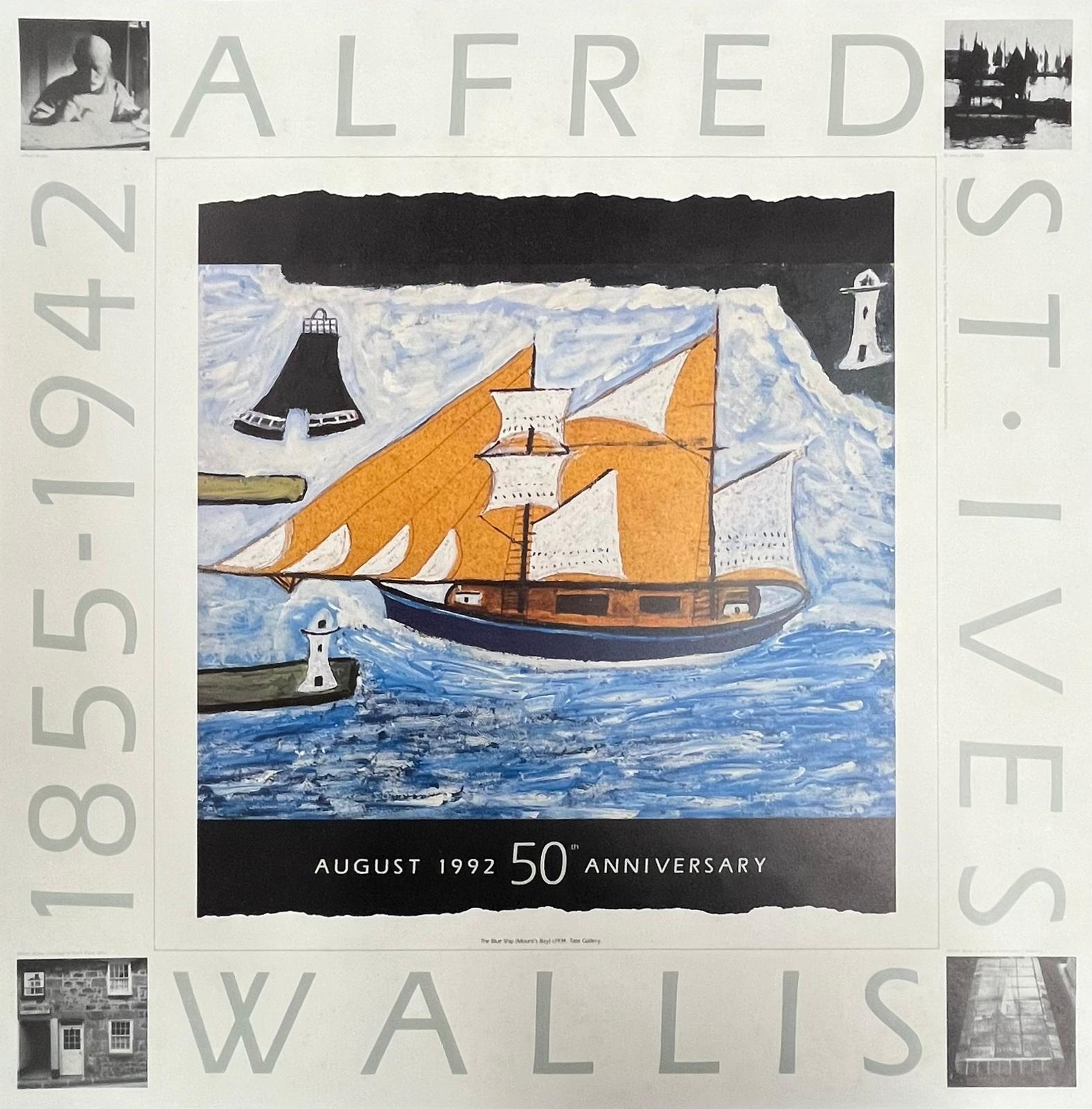 Alfred Wallis | A Steamship and a Schooner Passing the Coast (recto); A ...