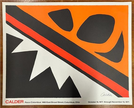Alexander Calder | CALDER PACE / COLUMBUS 1971 POSTER (1971) | MutualArt