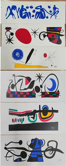 Joan Miró | SIX LITHOGRAPHS ON PAPER AFTER JOAN MIRO COMPOSITIONS ...
