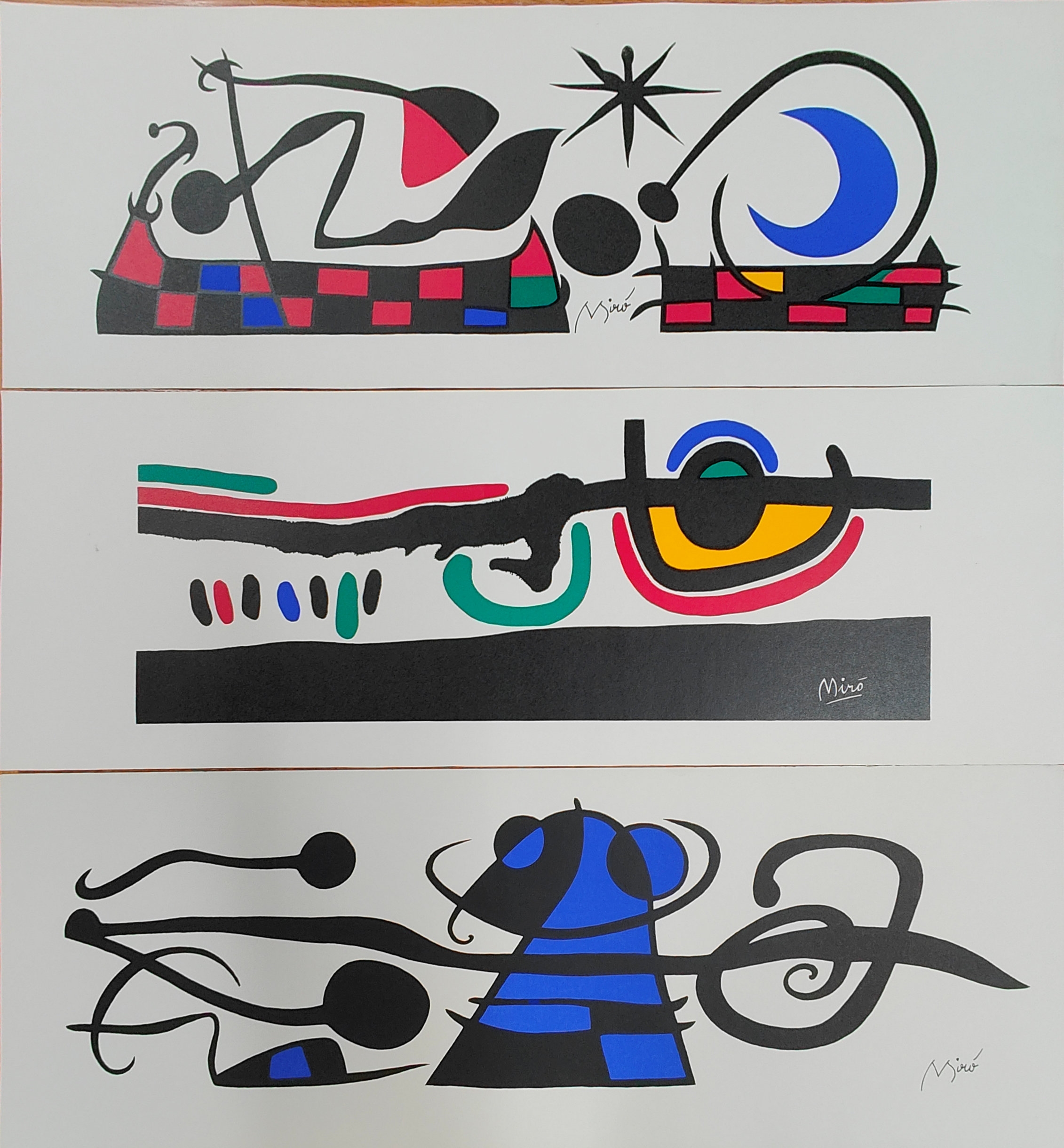 Joan Miró | SIX LITHOGRAPHS ON PAPER AFTER JOAN MIRO COMPOSITIONS ...